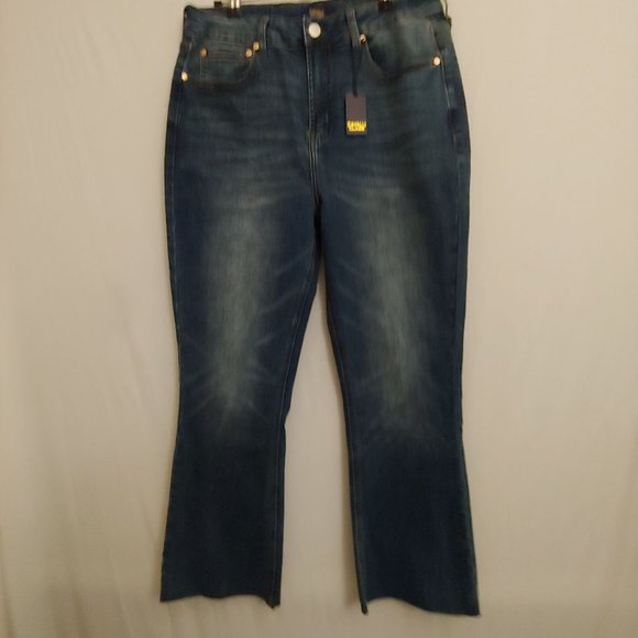 Cavalli Class | Jeans | Cavalli Class Medium Wash Boot High Rise Crop ...